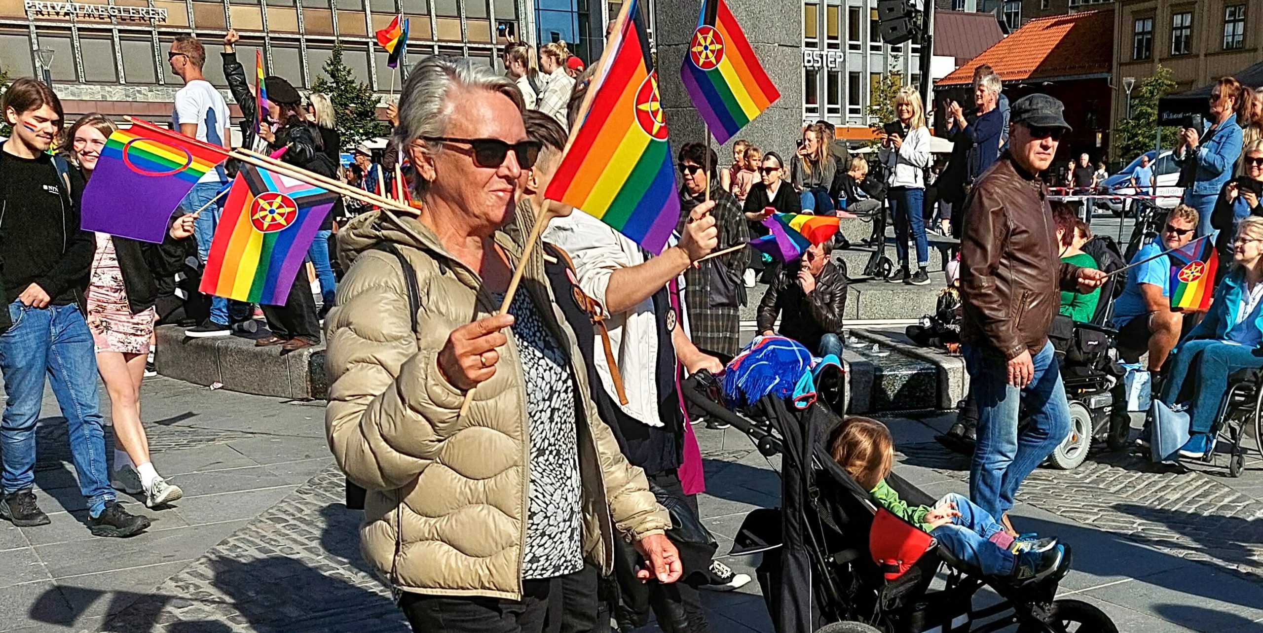 Synlige kvener under Trondheim Pride - Ruijan Kaiku