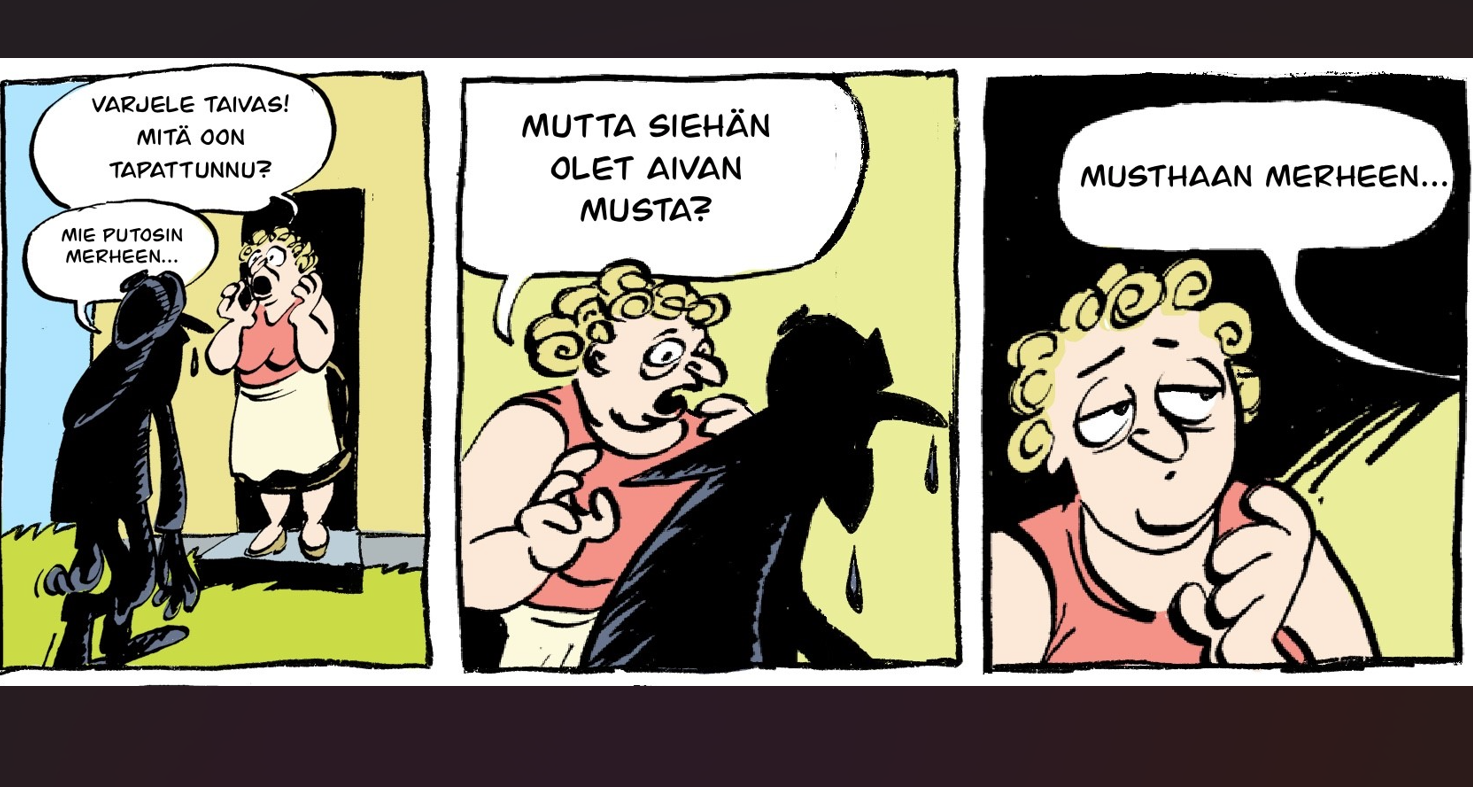 Tegneserier og vitser • Kuvasarjoi ja vitsii - Ruijan Kaiku